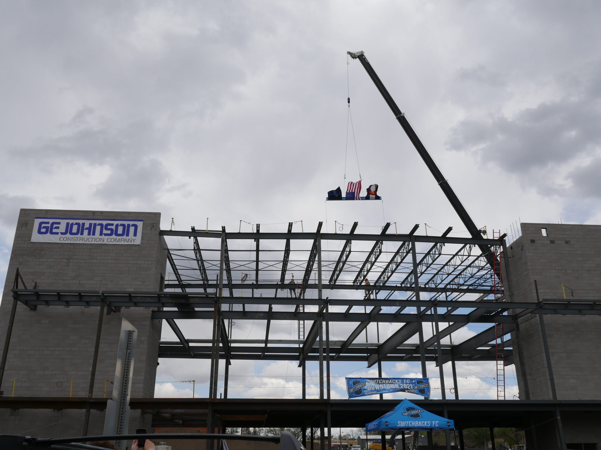 Topping Out of Switchbacks FC Stadium - CCD Magazine