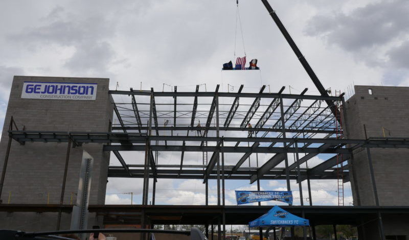 Topping Out of Switchbacks FC Stadium - CCD Magazine
